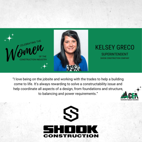 Women in Construction: Kelsey Greco | Shook Construction